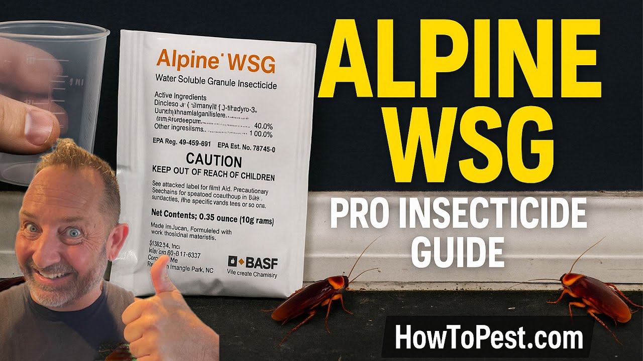 How to Use Alpine WSG | Kill Ants, Roaches & Spiders FAST! (Pro ...