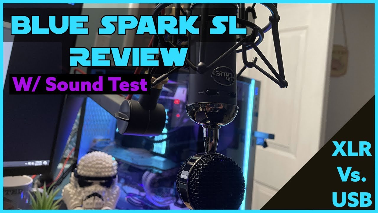 Blue Spark Microphone Unboxing & Review. W/ Sound Comparison - YouTube