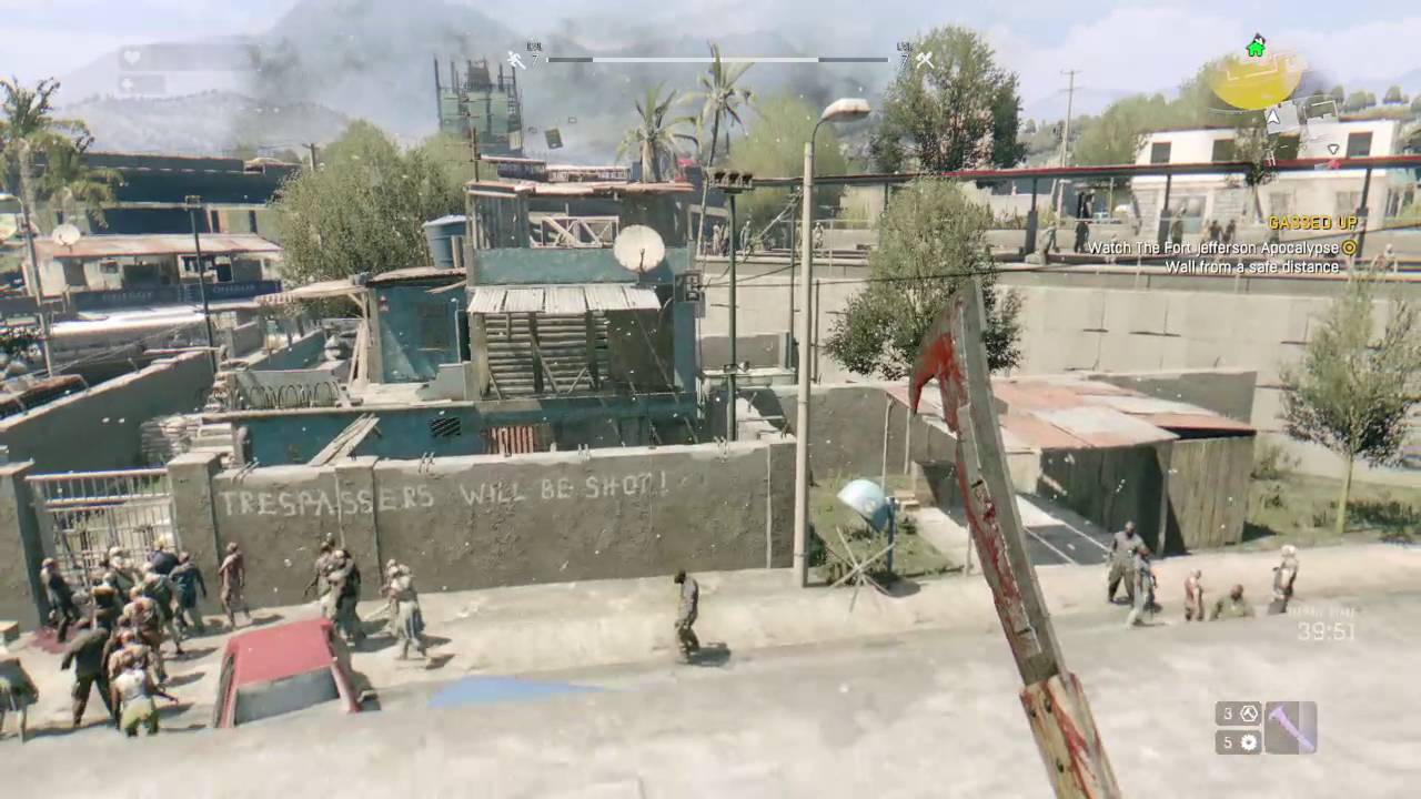 Dying Light- Fort Jefferson Apocalypse Wall - YouTube
