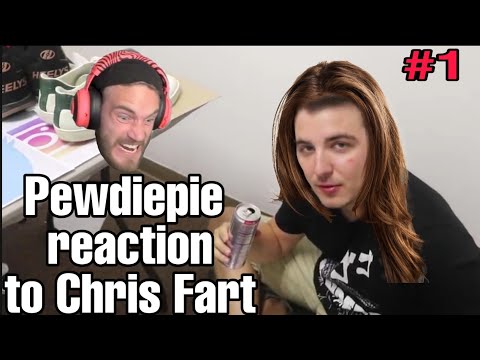 Reaction to Chris fart //ft.Pewdiepie // Part 1 #Mrbeast #PewDiePie