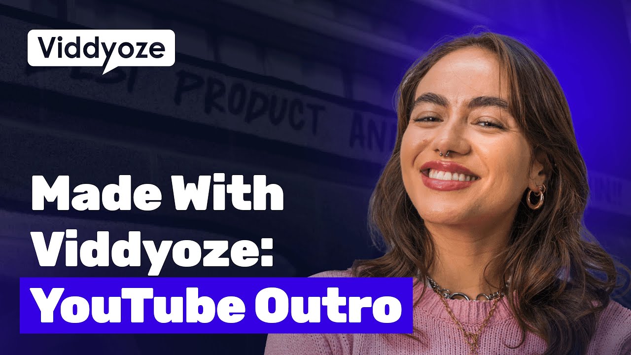 How To Make A YouTube Outro | Made With Viddyoze - YouTube