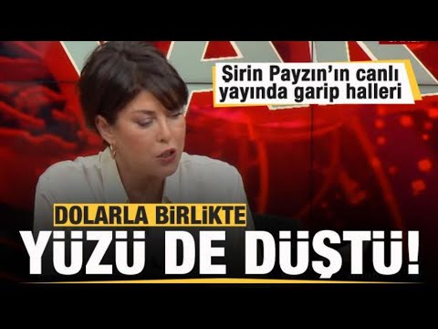 Dolar düştü! Şirin Payzın'ın canlı yayında garip halleri! Konuşmakta zorlandı