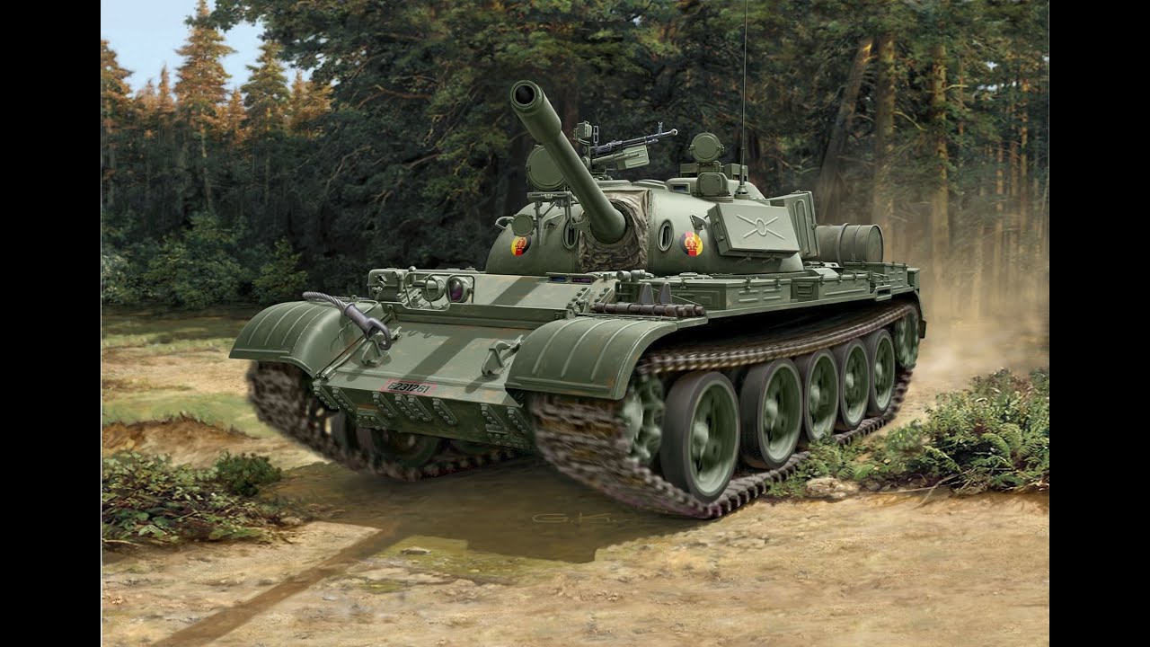 WARNO: East German T-55A command tank in action! - YouTube