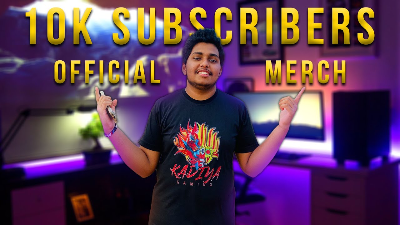 10K Subscribers Official Merchandise - YouTube