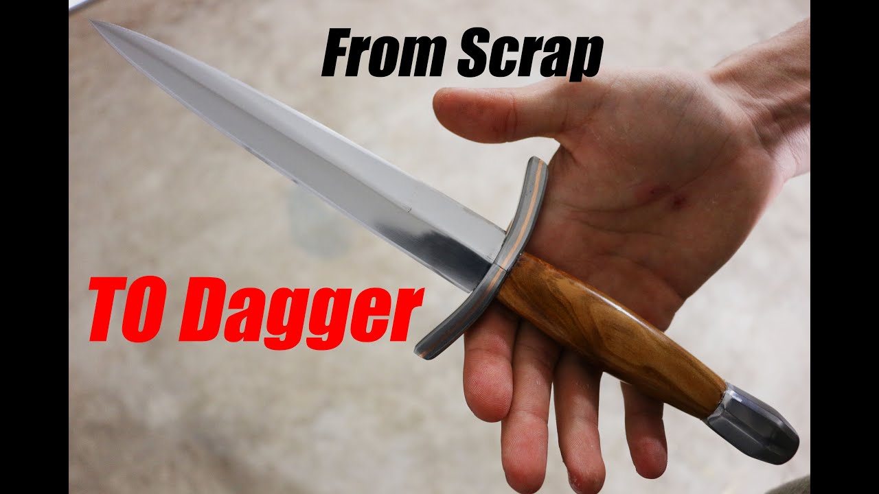 Dagger Making- Forging a Medieval Dagger Knife - YouTube