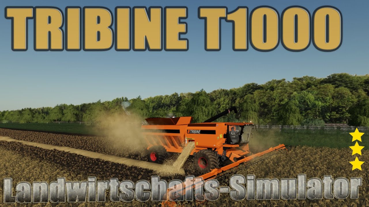 LS19 Modvorstellung Landwirtschafts-Simulator :TRIBINE T1000 V2.0 Ls19 ...
