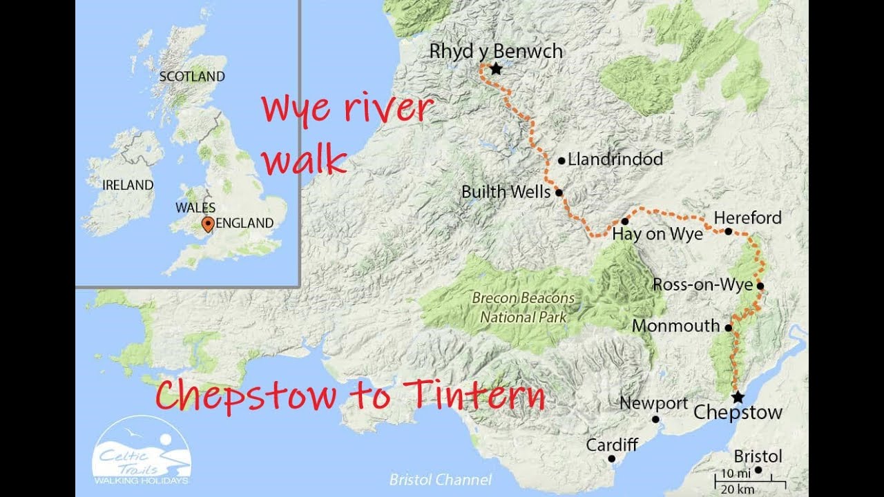 Wye Valley Walk Chepstow to Tintern - YouTube