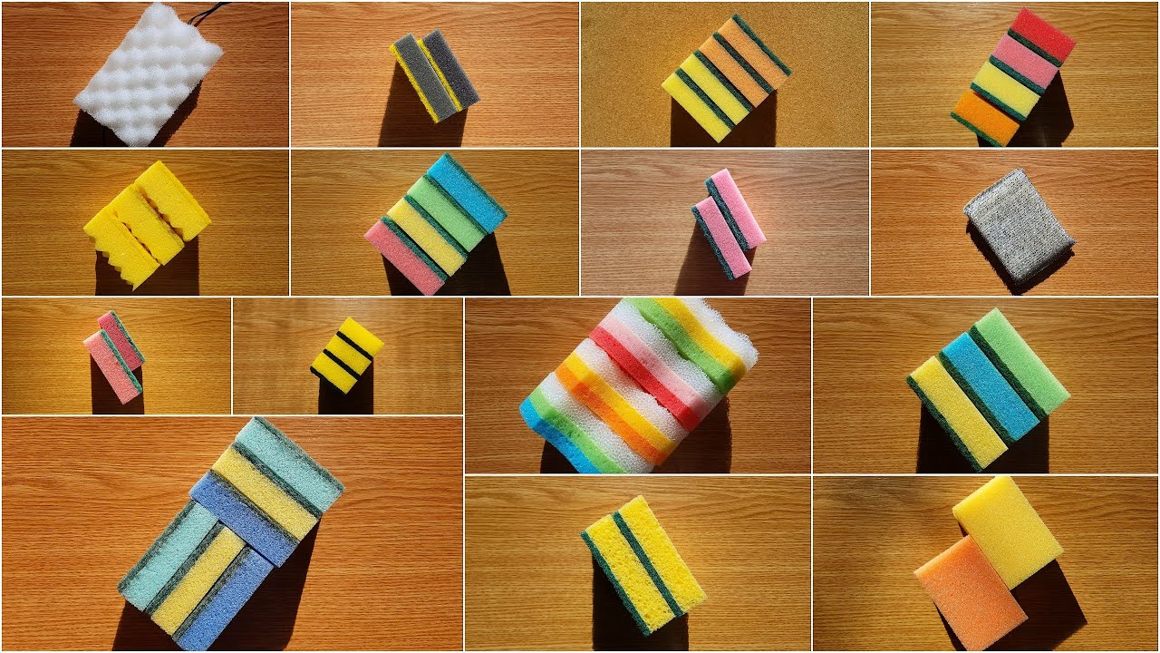 Long dry sponge squeezing compilation PART 3 ASMR |WATCH IN HD| - YouTube