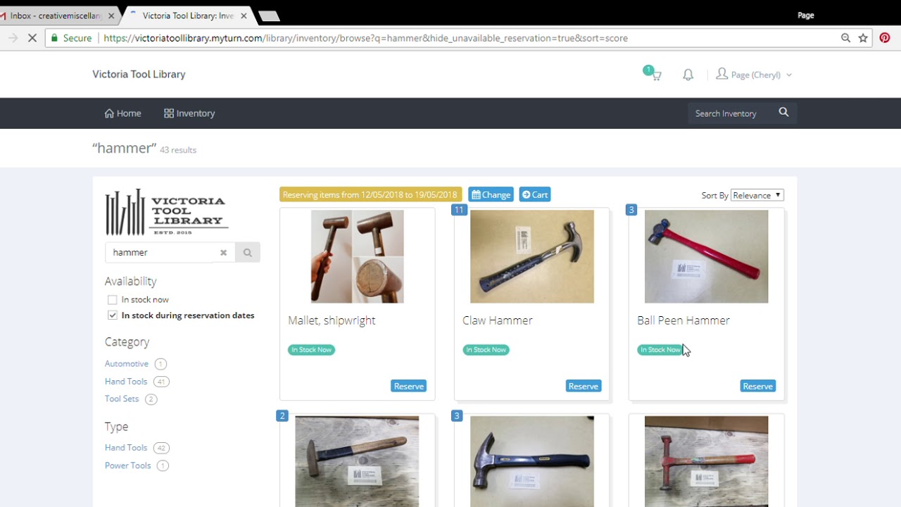 How to make a tool reservation - YouTube