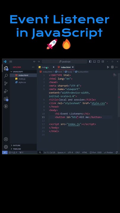 How To Use Event Listener In Js 12 Shorts Javascript Js Tutorial Webdevelopment Youtube 5522