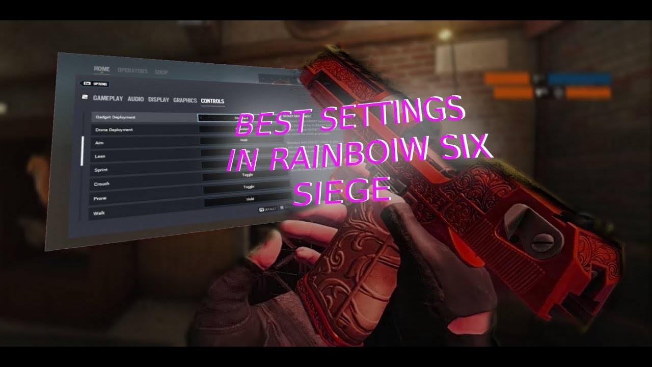 Best Settings and How To Get Better Aim in Rainbow Six Siege (PC) - YouTube