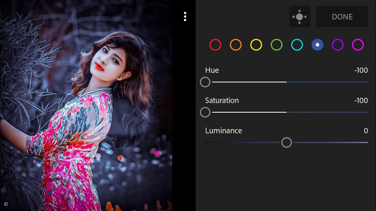 Soft Blue colour Lightroom photo editing | lr blue effect photo editing ...