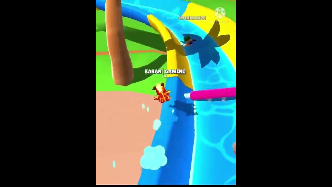 STUMBLE GUYS BEST TIPS AND TRICK IN WATER SLIDE #shorts #stumble_GUYS ...