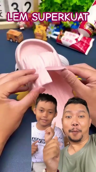 LEM SUPERKUAT BUAT SANDAL!!?? #shortsfeed #boongitems #funnyshorts #shortsfeed #satisfying - YouTube