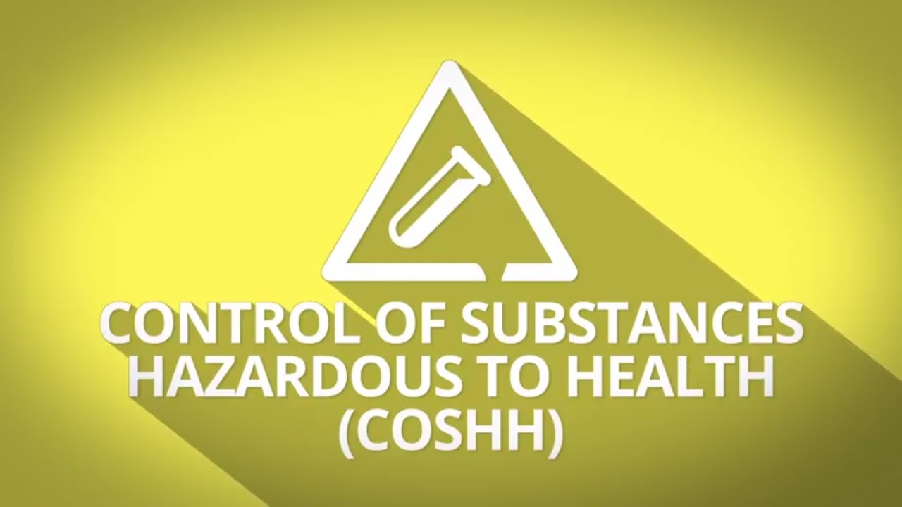 COSHH Training Control of Substances Hazardous to Health - YouTube