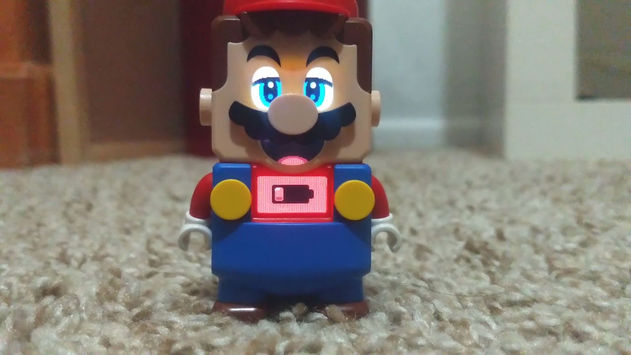 Lego Mario has low battery for the first time - YouTube