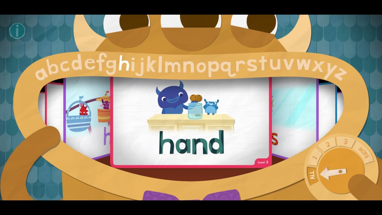 Letter H - HAND | Endless Reader | Sight Words | Originator Games - YouTube