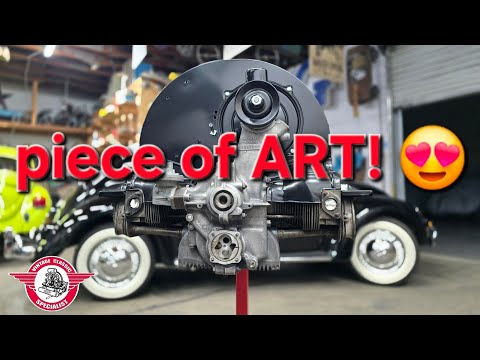 VCS Vintage VW Restoration shop daily update, Episode 615, 36hp for the '56 Oval going together!