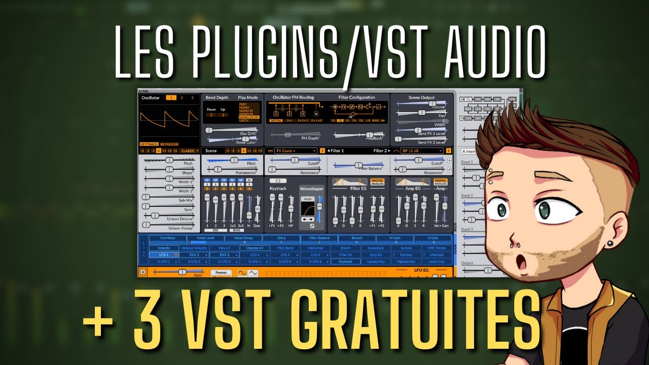 Les plugins audio + 3 Plugins gratuits VST 🎹 [ 33 - Xlrstudio ...