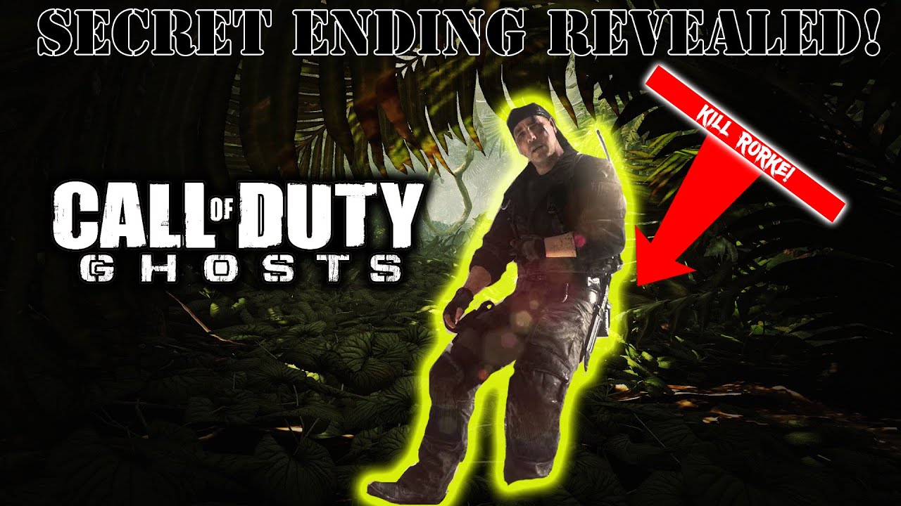 CALL OF DUTY: GHOSTS SECRET ENDING REVEALED 6 YEARS LATER!!! KILL RORKE ...