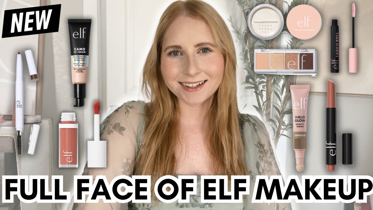 FULL FACE OF ELF MAKEUP 💄 Testing VIRAL e.l.f. beauty 2024 | Camo ...