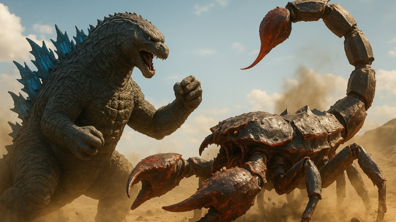 GODZILLA VS GIANT SCORPION – The Clash That Shook the Earth (Full 4K ...