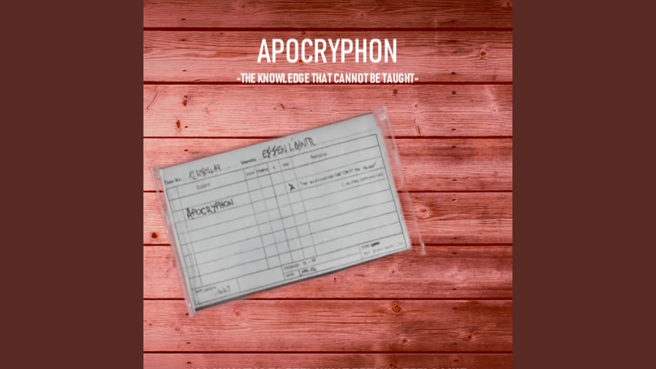 Apocryphon (The Knowledge That Cannot Be Taught) - YouTube