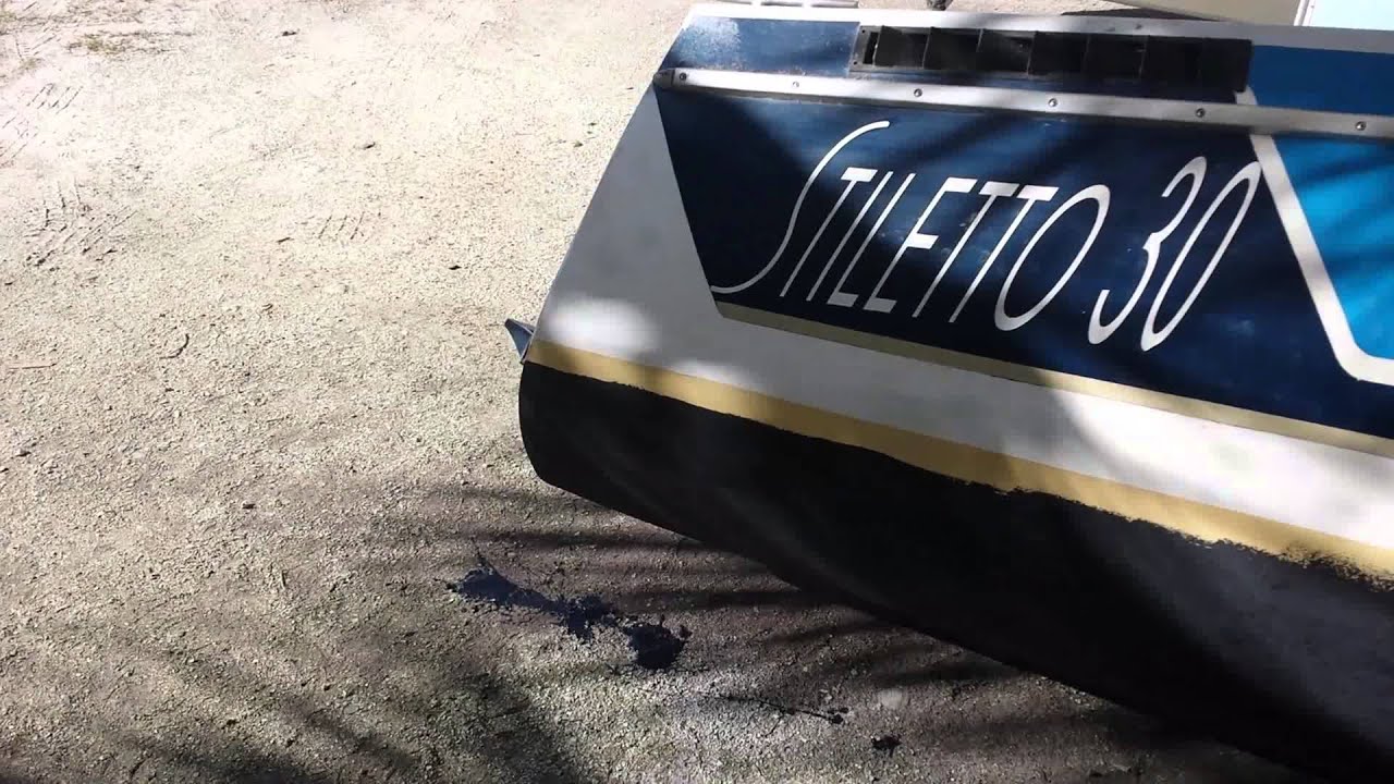 Stiletto 30 getting prepped for painting. - YouTube