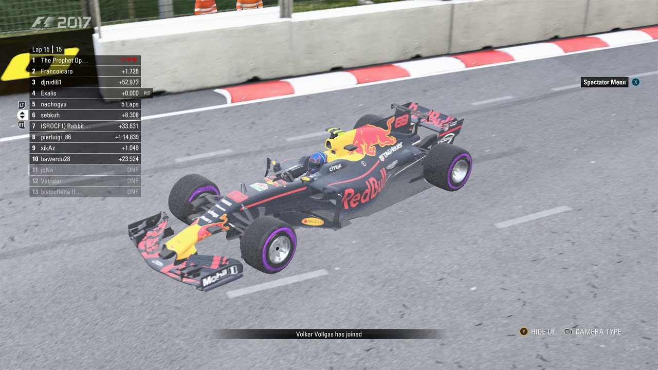 F1 2017 Multiplayer Spectator Mode Ghost Car - YouTube