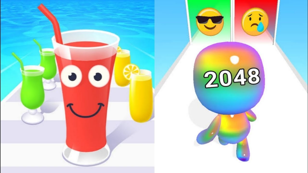 Man Runner Vs Juice run gameplay , New top Satisfying ASMR walkthrough ...