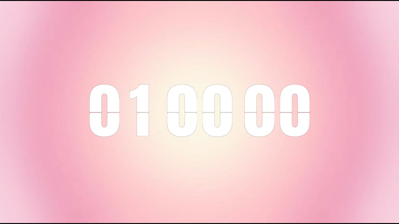 1 Hour Countdown Timer ⏳ | Pink Aesthetic Background - YouTube