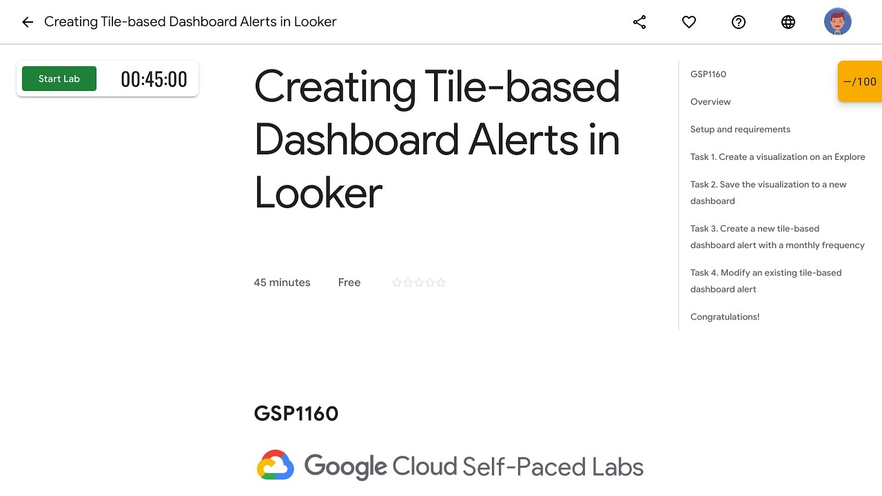 Creating Tile based Dashboard Alerts in Looker GSP1160 - YouTube