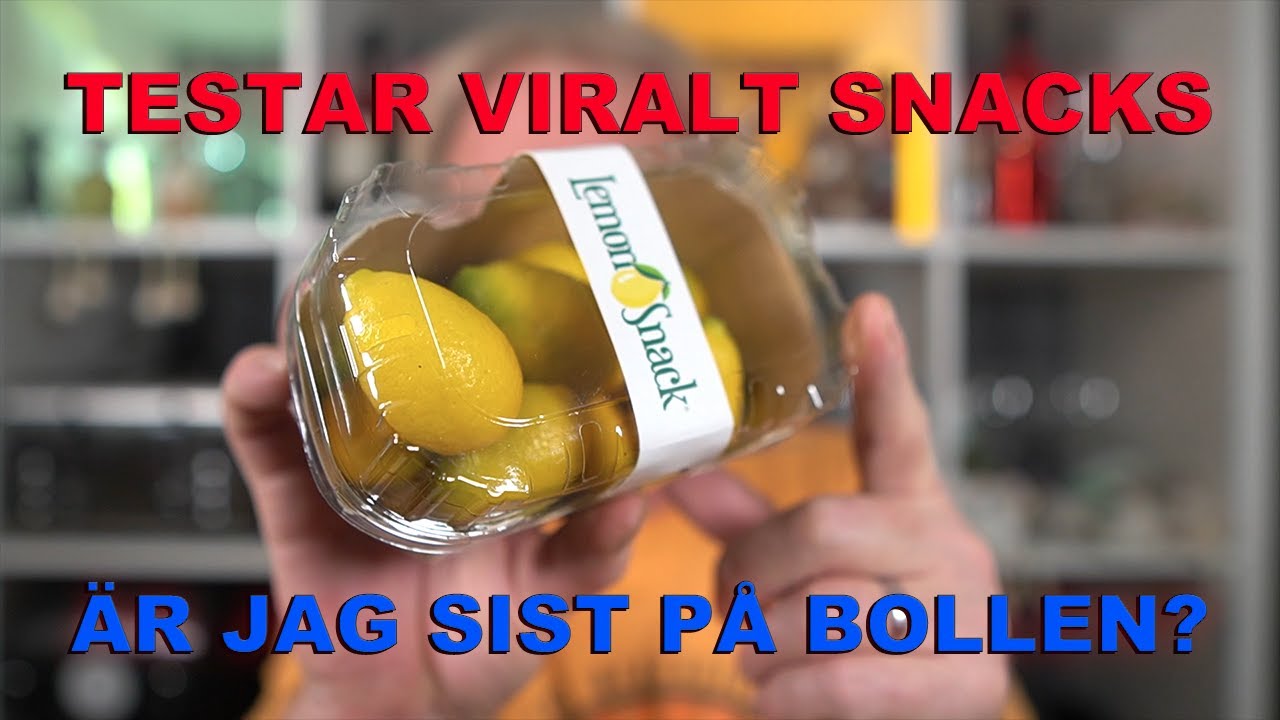 Testar snacks citroner från Lidl - YouTube