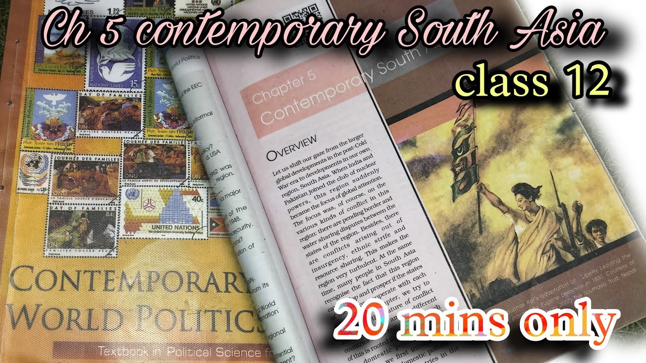 Class 12 Political science| Ch5 Contemporary South Asia | One shot ...