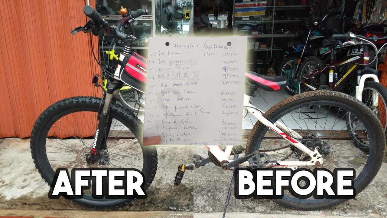 ABIS 1,7 JT BENERIN SEPEDA RUBICK RIKIMARU 6.0 YANG RUSAK PARAH! - YouTube