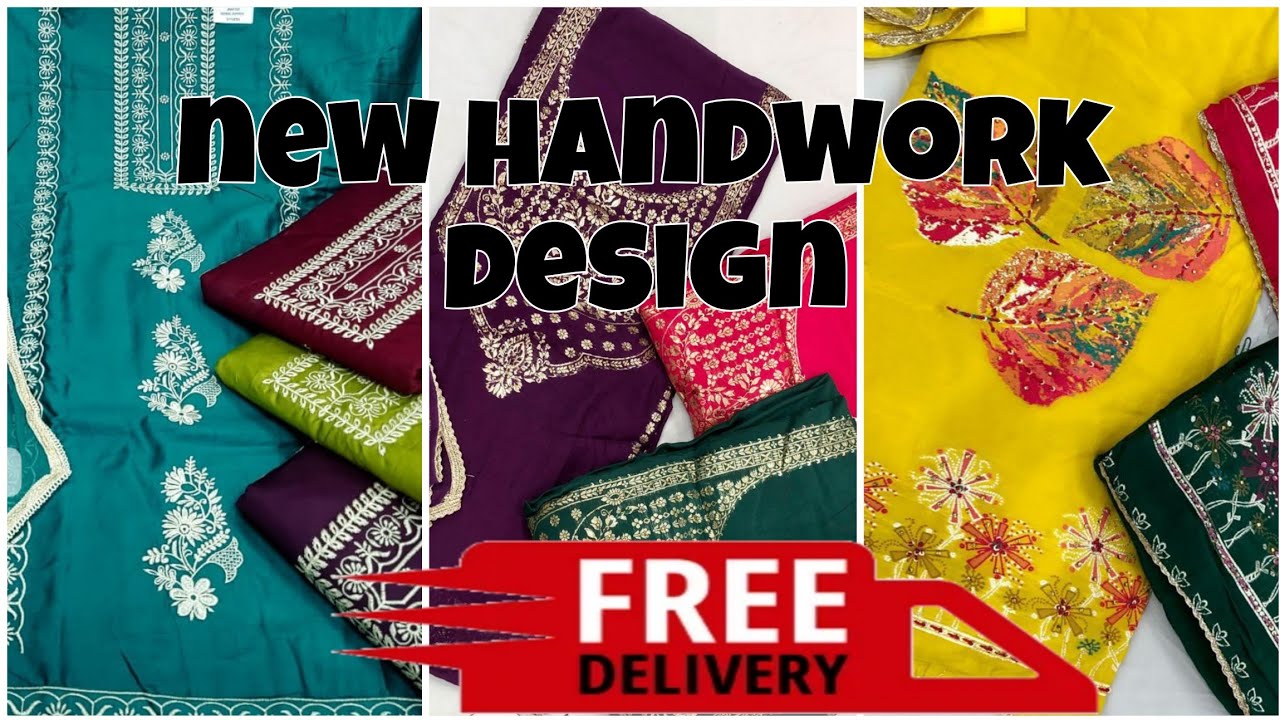 new handwork design 🌹designer suit🌹new suits design 🌹 special gift ...