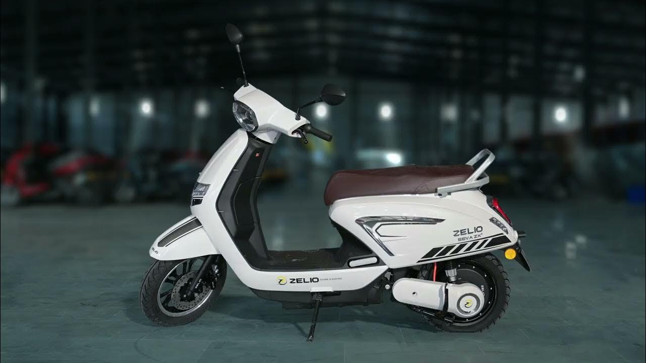 EEVA ZX+ Electric Scooter | Zelio E Bikes | Sleek & Stylish E-Scooter! - YouTube