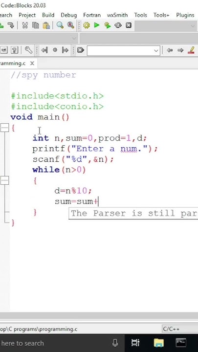 Spy Number C Programming Coding Cprogramming Shorts Spy Spynumber Like Youtube