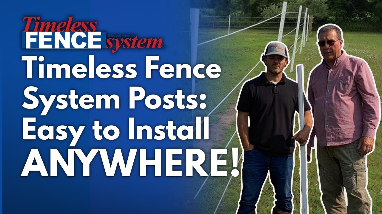 Can You Really Install Timeless Fence System Posts Anywhere? - YouTube