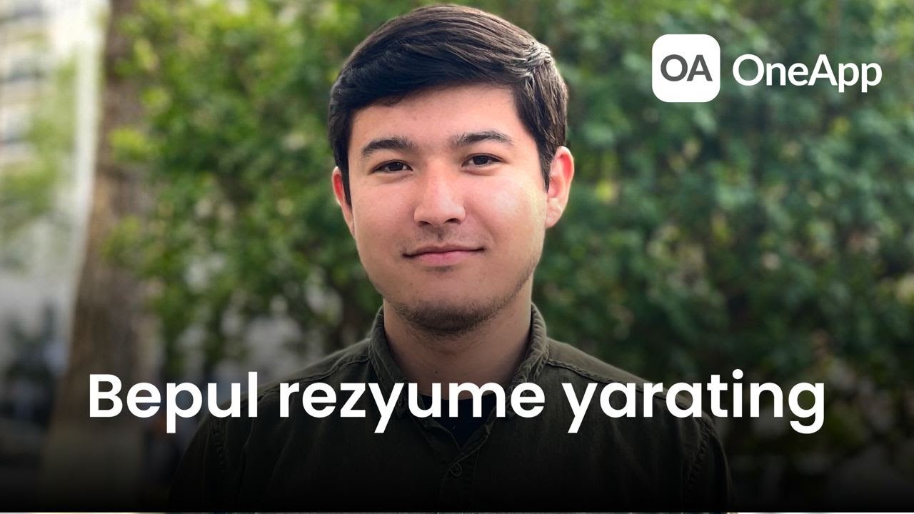🔥 Bepul Rezyume yarating | OneApp.uz 🔥#shorts - YouTube