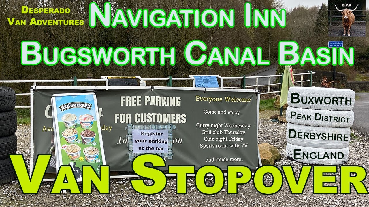 Bugsworth Basin Free Campervan Stopover | Buxworth | Navigation Inn ...