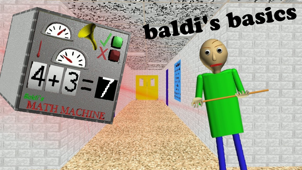 Máquinas de matemática!!||baldi's basics remastered #3 - YouTube