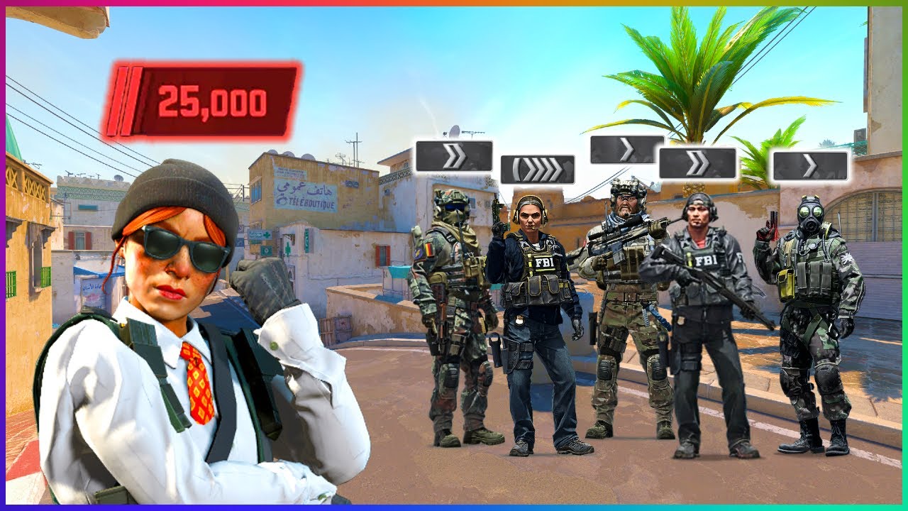 Can a TOP 1% CS2 player beat 5 SILVERS? - YouTube