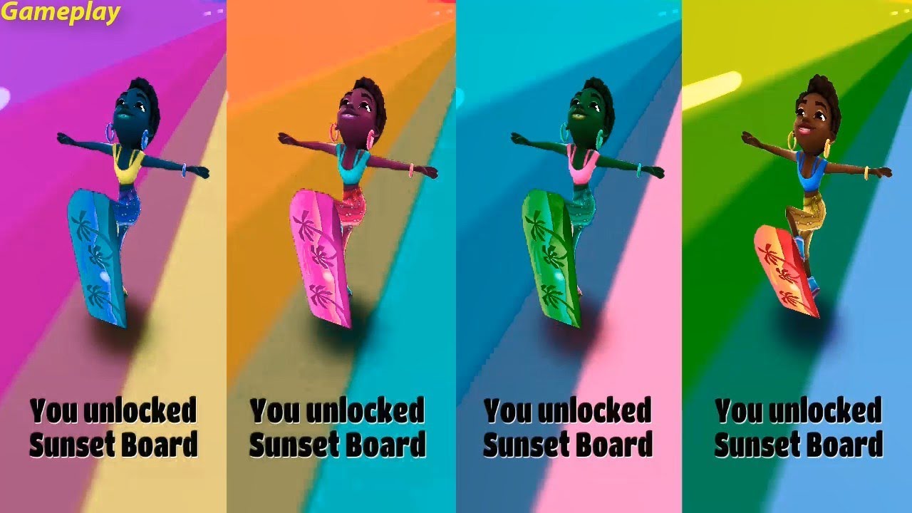 Colors Reaction Compilation Subway Surfers Singapore Android Gameplay ...