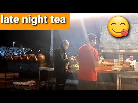 late night tea 💜 - YouTube