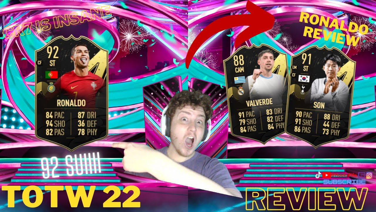 INSANE 92 CRISTIANO RONALDO TEAM OF THE WEEK PLAYER REVIEW! 92 TOTW ...