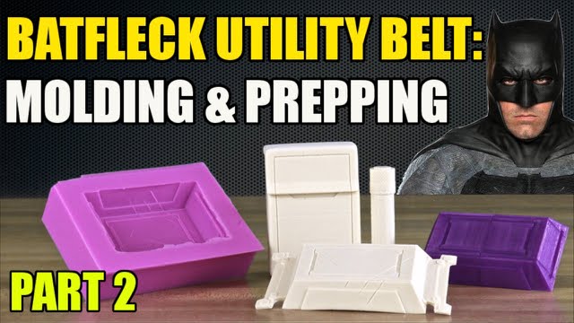 Batfleck Utility Belt- Part 2: Molding & Prepping! - YouTube