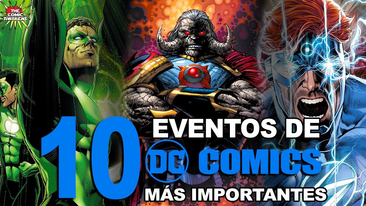 Los 10 Eventos más importantes de DC Comics - YouTube
