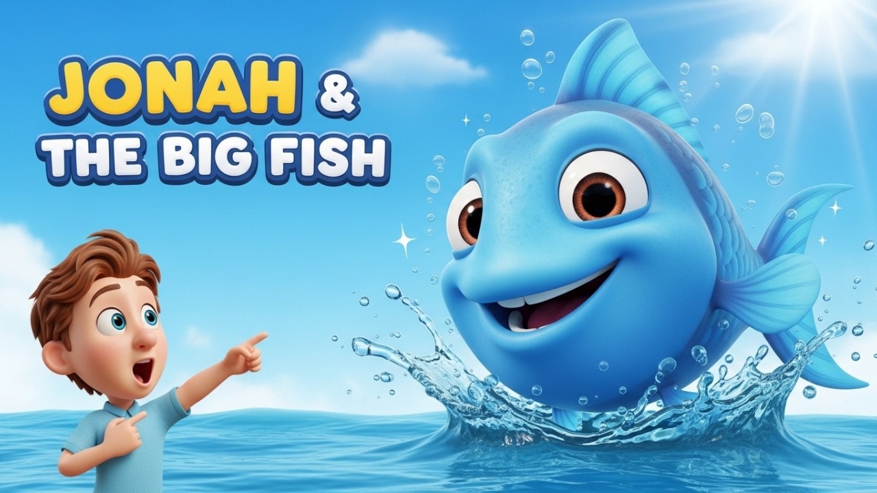 Jonah and the Big Big Fish | Kids Bible Song | Kuwi Kids Tunes - YouTube
