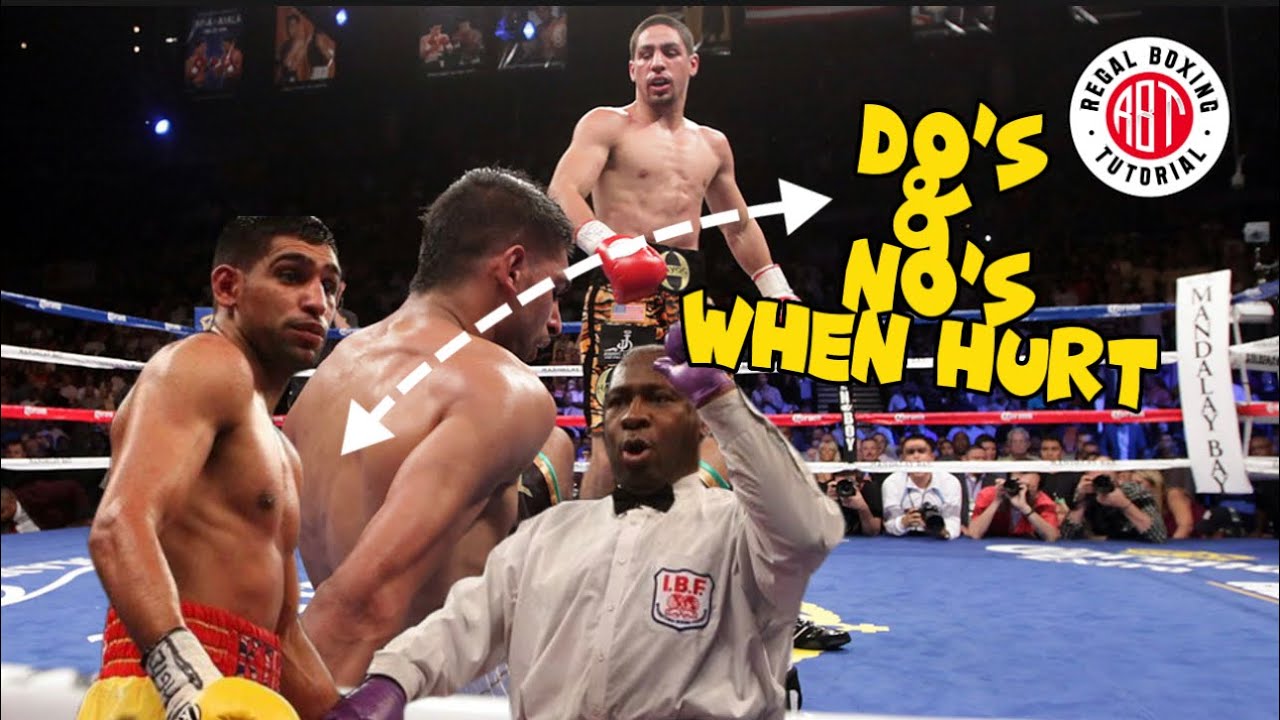 How to react when hurt during a boxing match #boxingtips - YouTube